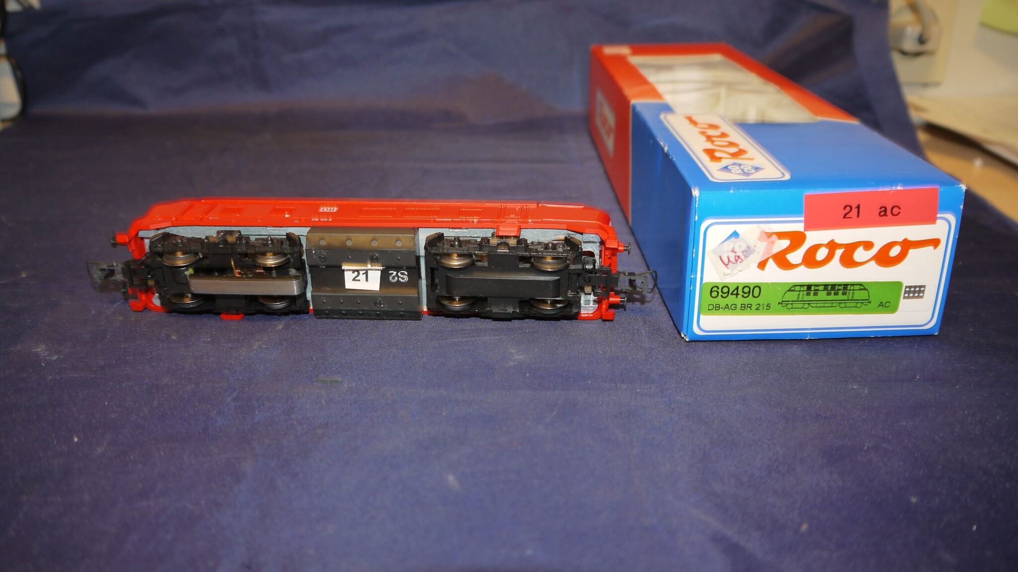 Roco 69490 Br 215 129-8 DB Digital Til Marklin drift H0 AC - Elos ...