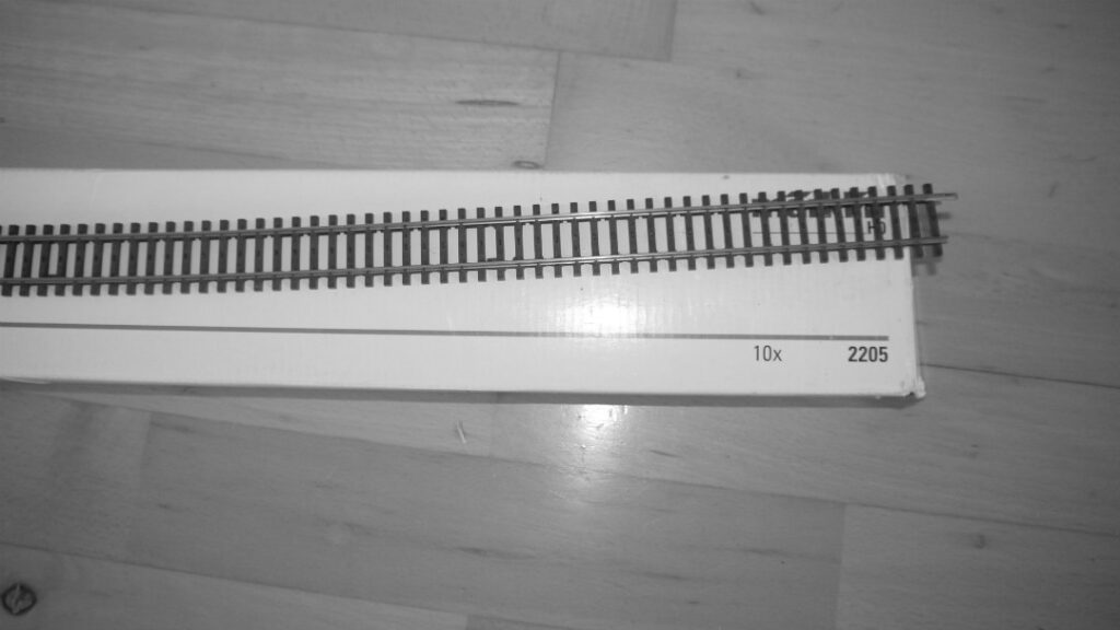 Marklin 2205 K skinne 90 cm Lang Ny, H0 AC Pris pr stk - Elos Modeltog ...