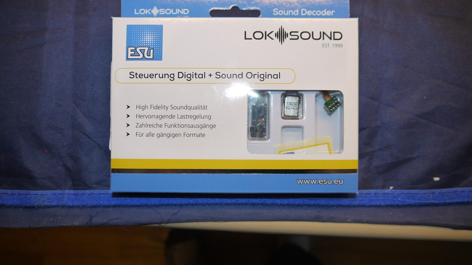 ESU 58810 Lok sound micro dekoder,8 pin. - Elos Modeltog og Hobby